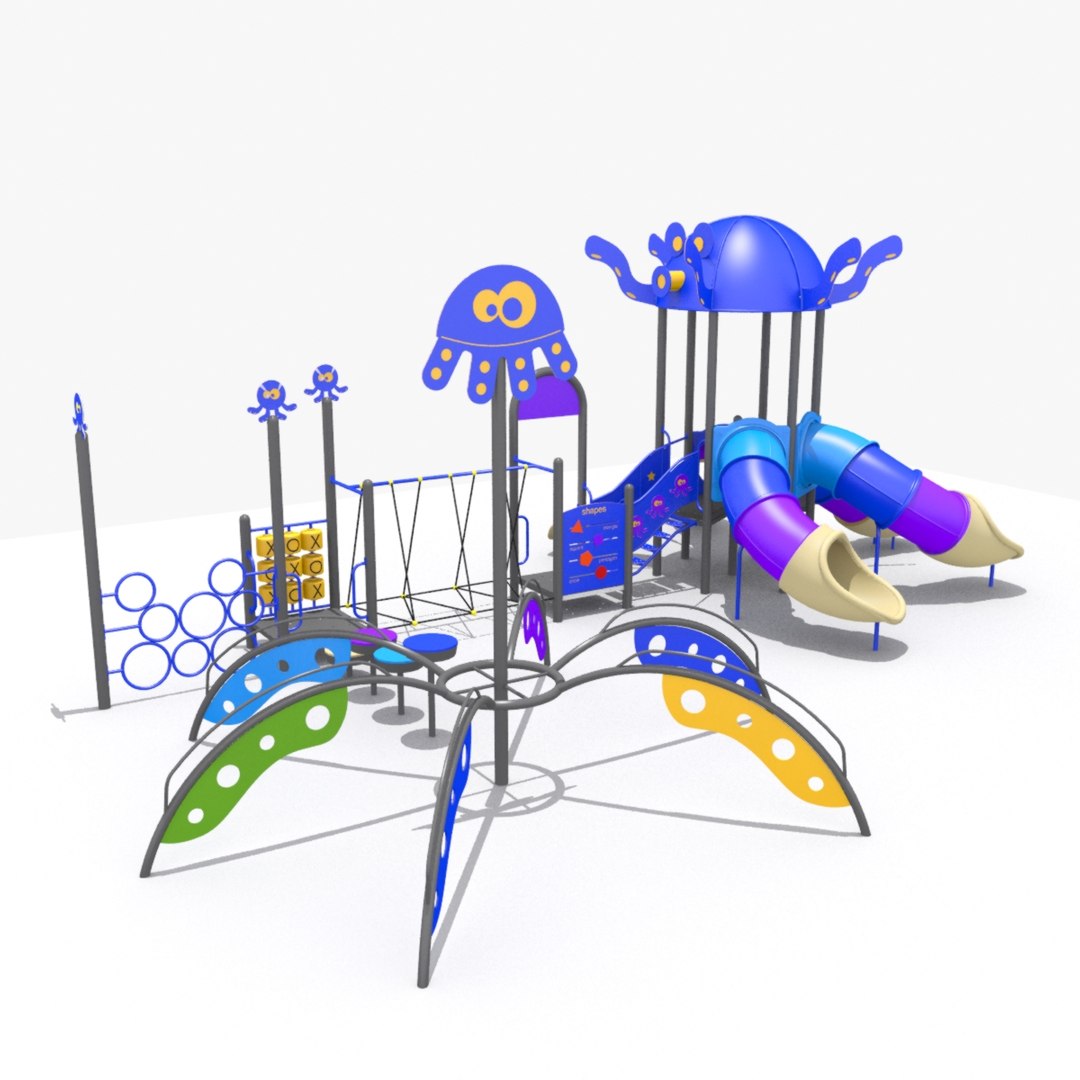 3D model Octopus Playground - TurboSquid 1778380
