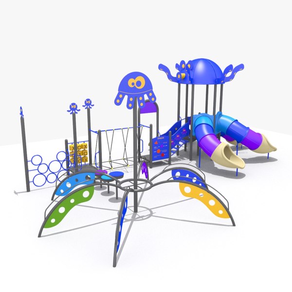 3D model Octopus Playground - TurboSquid 1778380