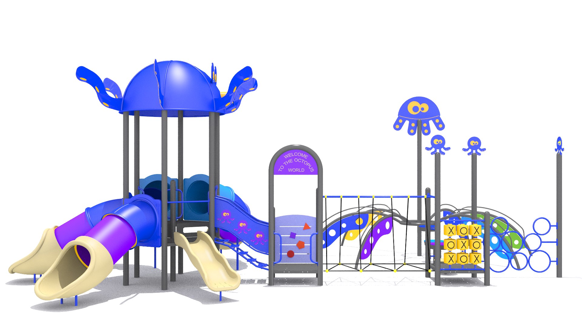 3D Model Octopus Playground - TurboSquid 1778380