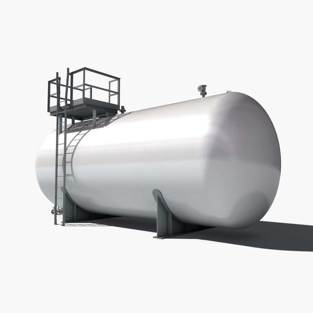 Atmospheric Tank Storage 3d Fbx
