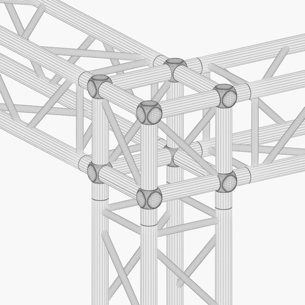 3d truss model