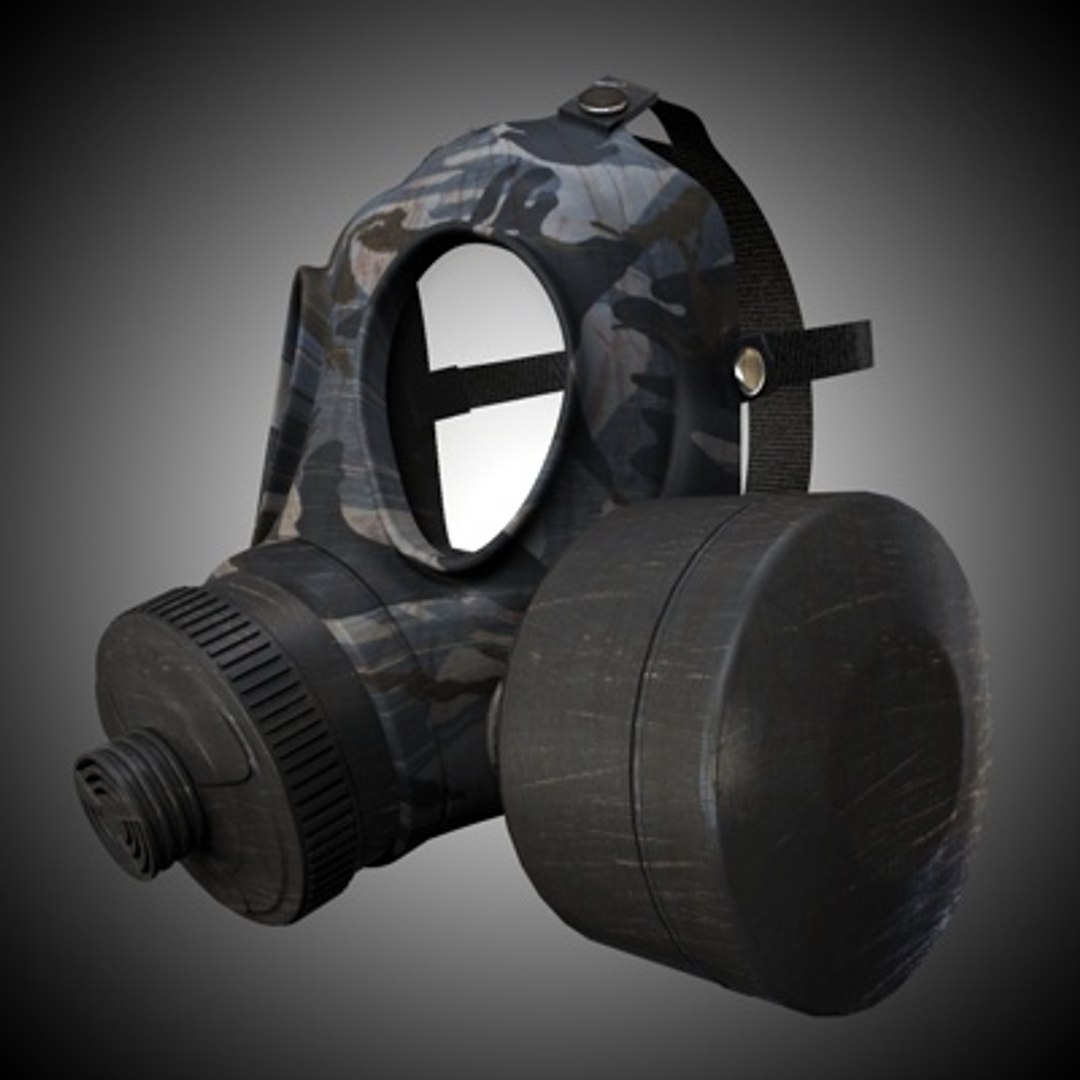 3d gas mask model