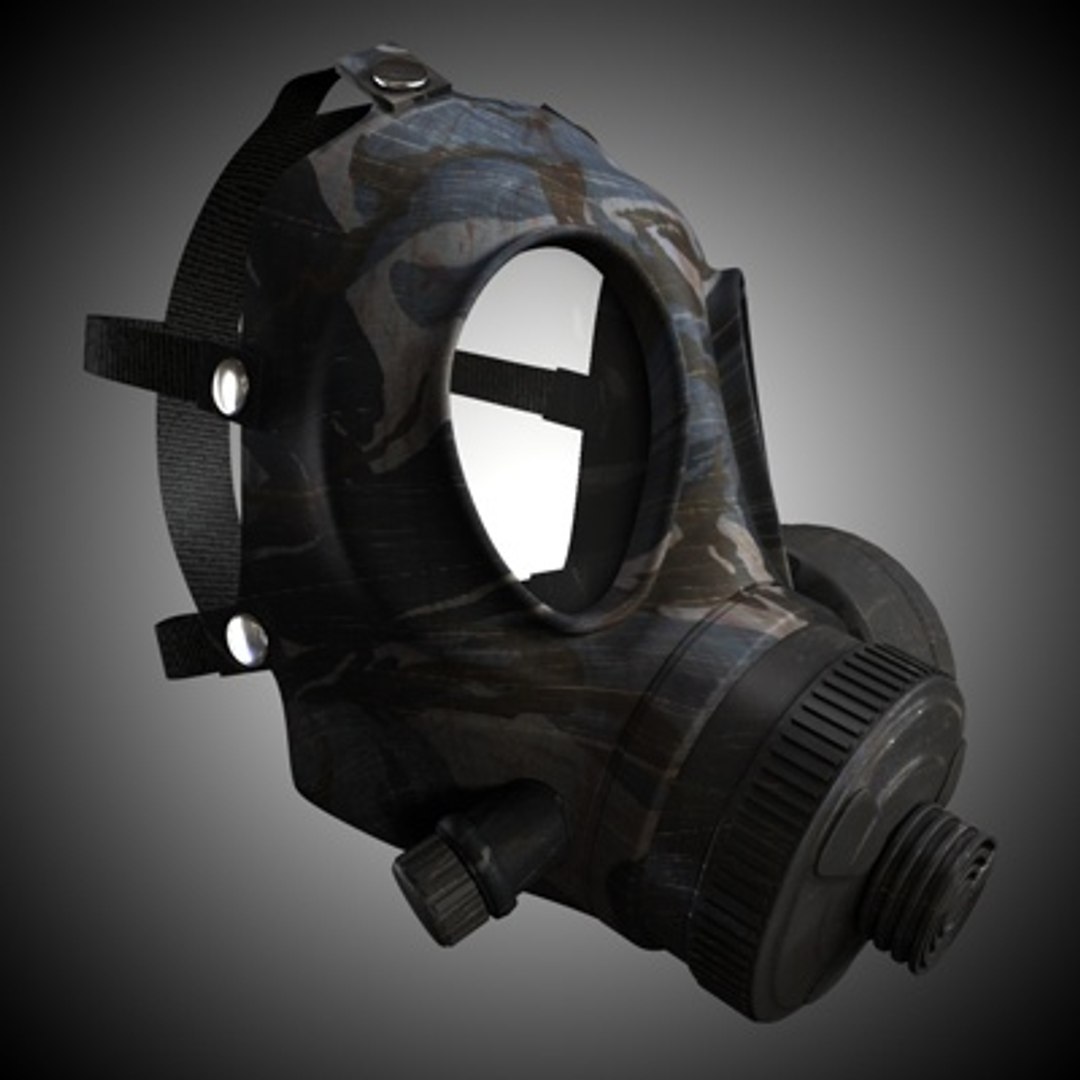 3d gas mask model