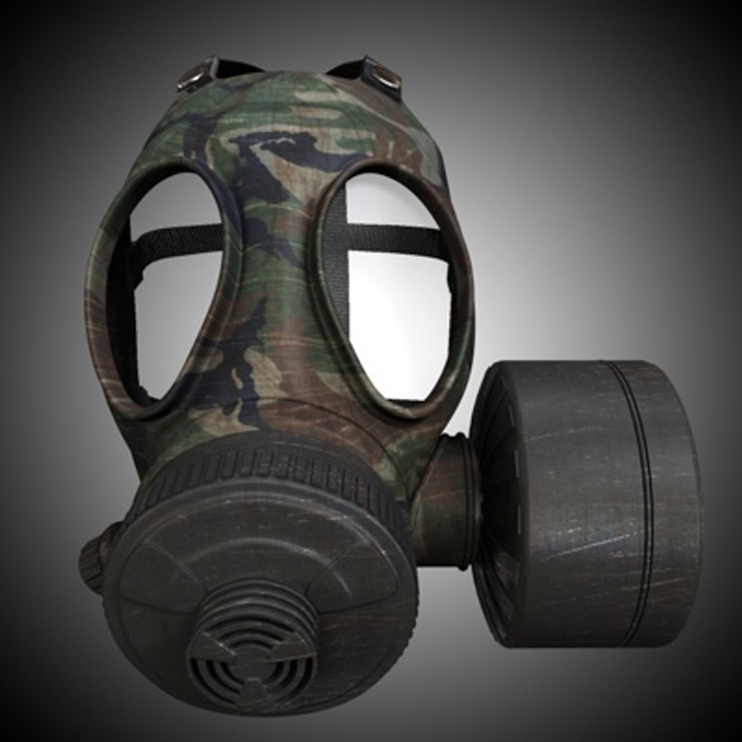 3d gas mask model
