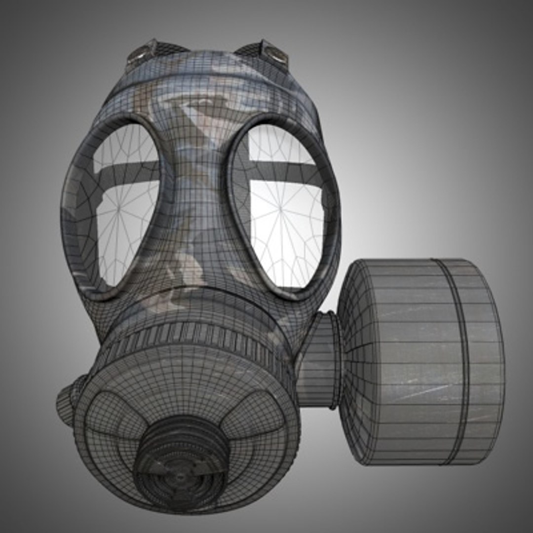 3d gas mask model
