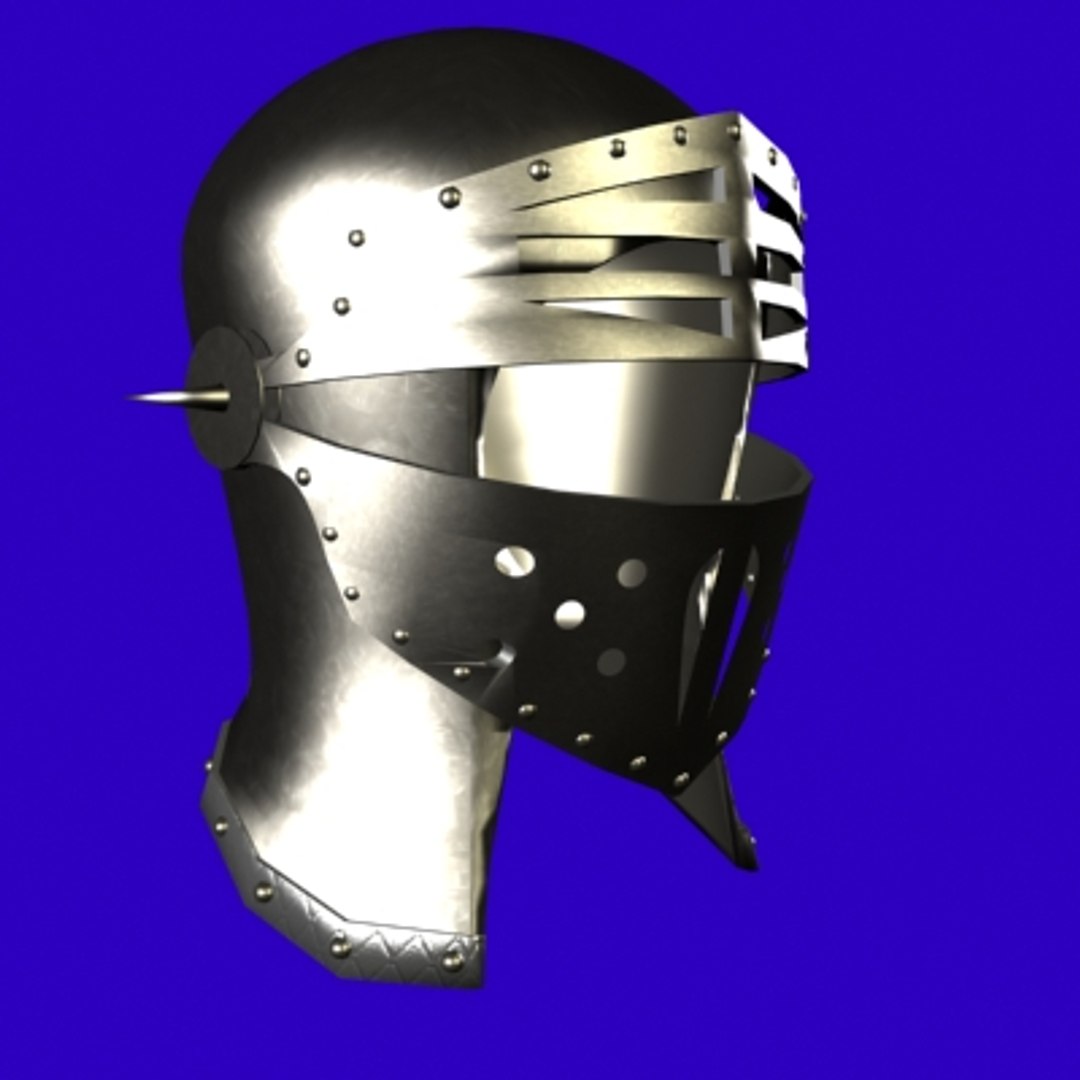 3d Max Knight Helm