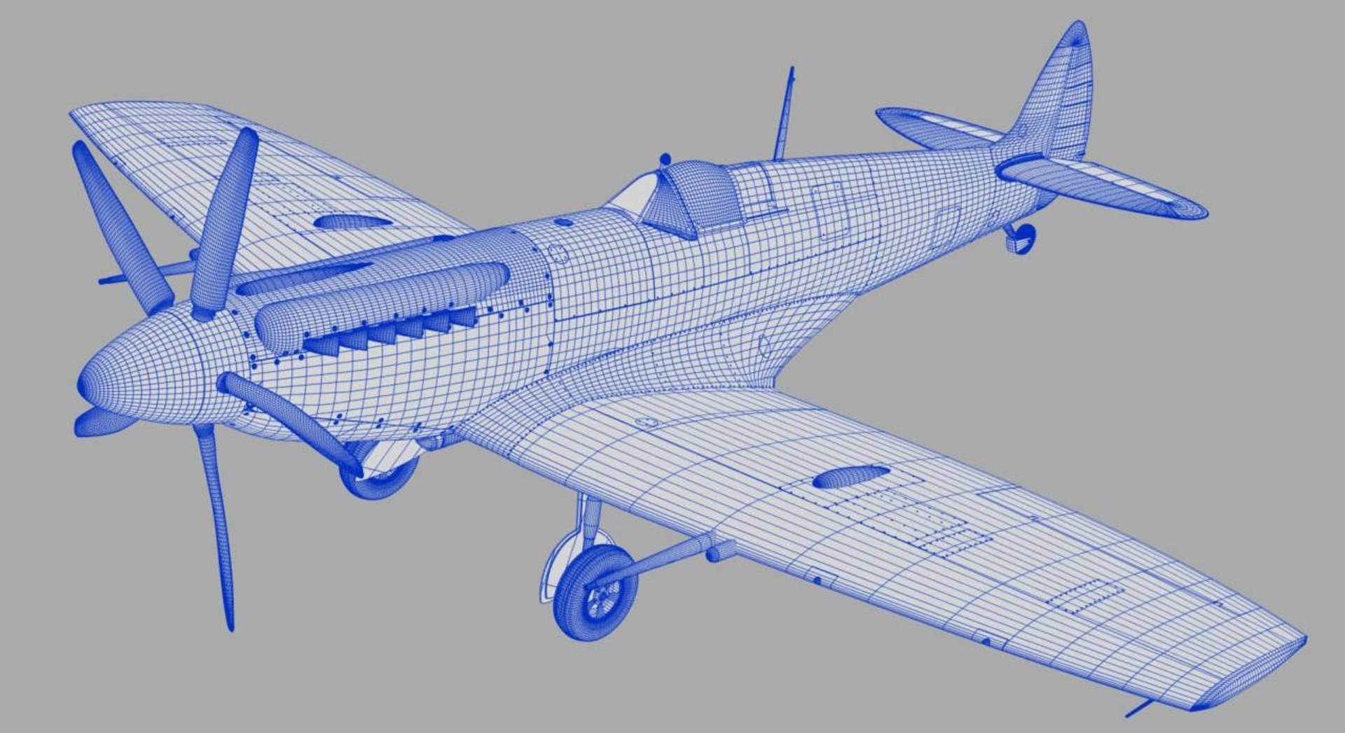 Supermarine Spitfire 3D Model - TurboSquid 1430570