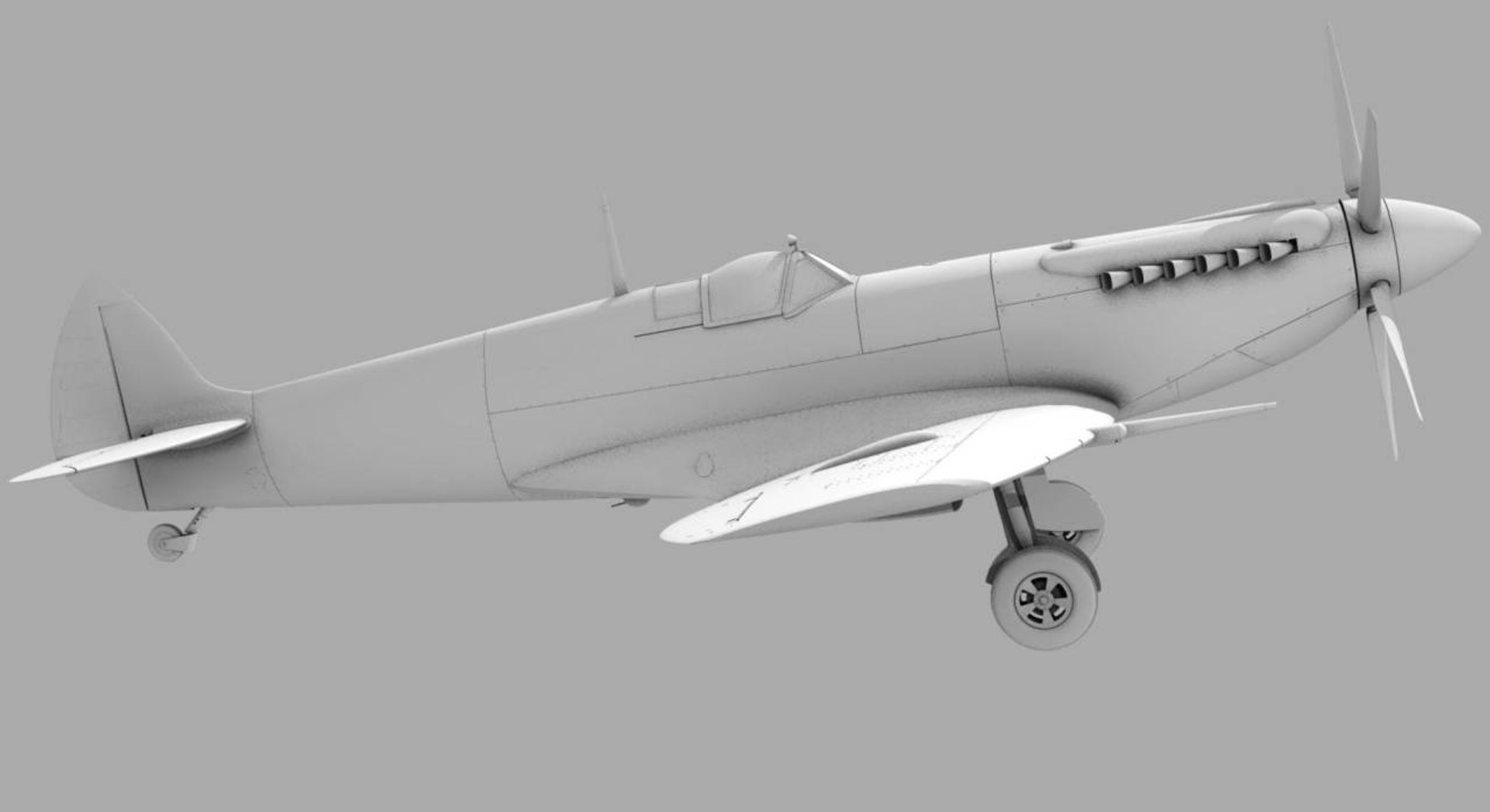 Supermarine Spitfire 3D Model - TurboSquid 1430570