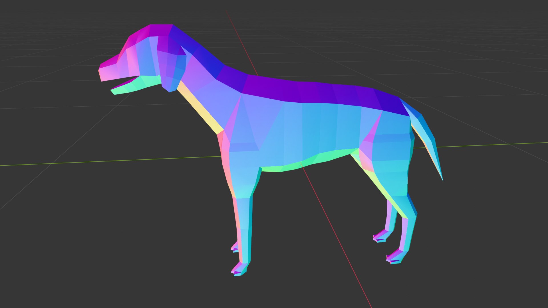Dog Low Poly Base Mesh 3D Model - TurboSquid 1821929
