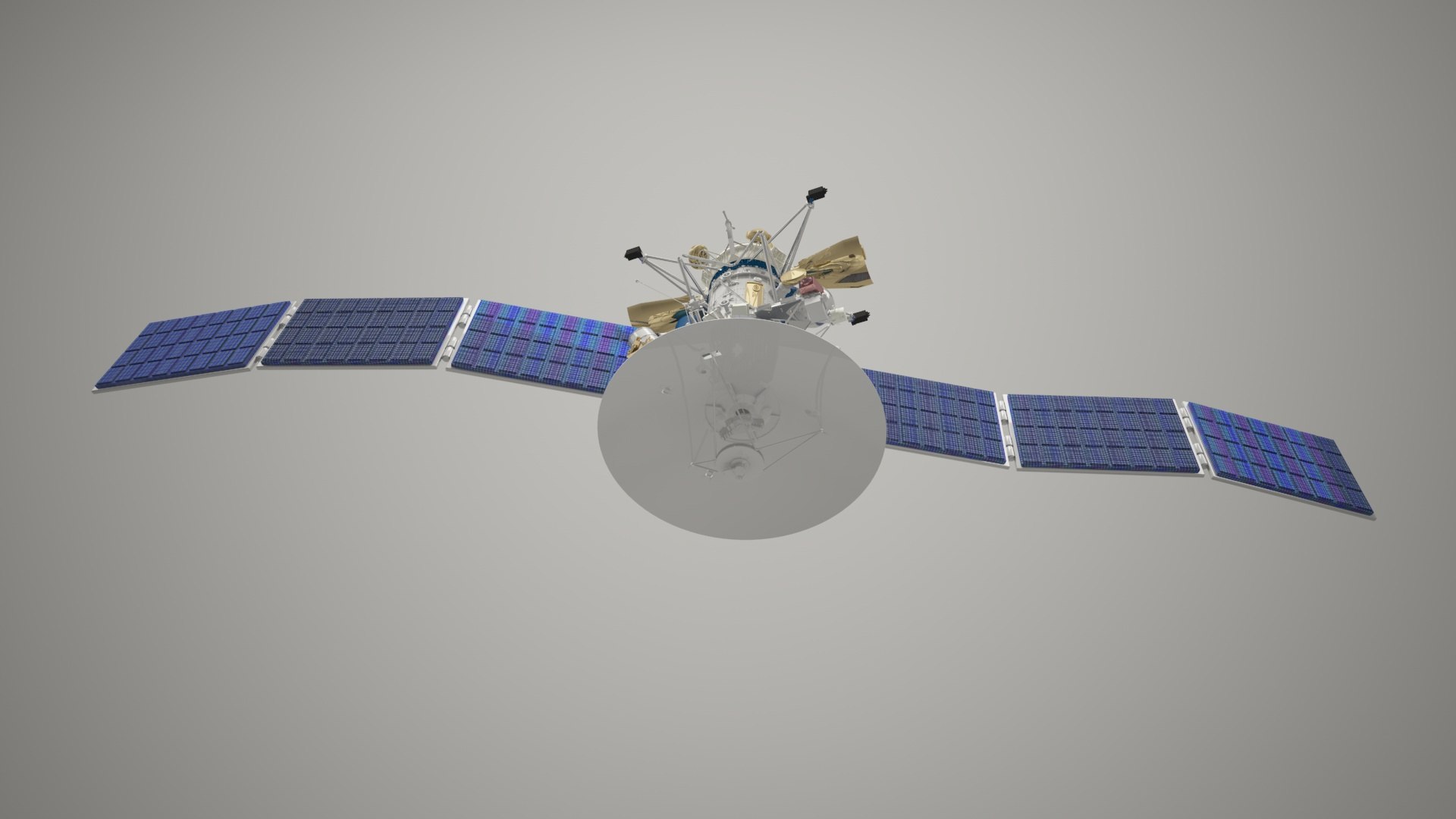 Space satellite 3D model - TurboSquid 1746661