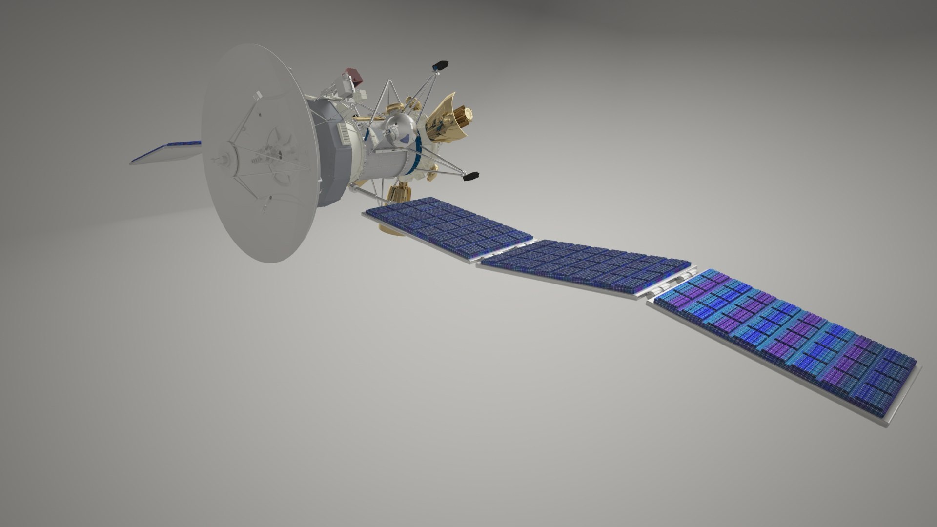 Space satellite 3D model - TurboSquid 1746661