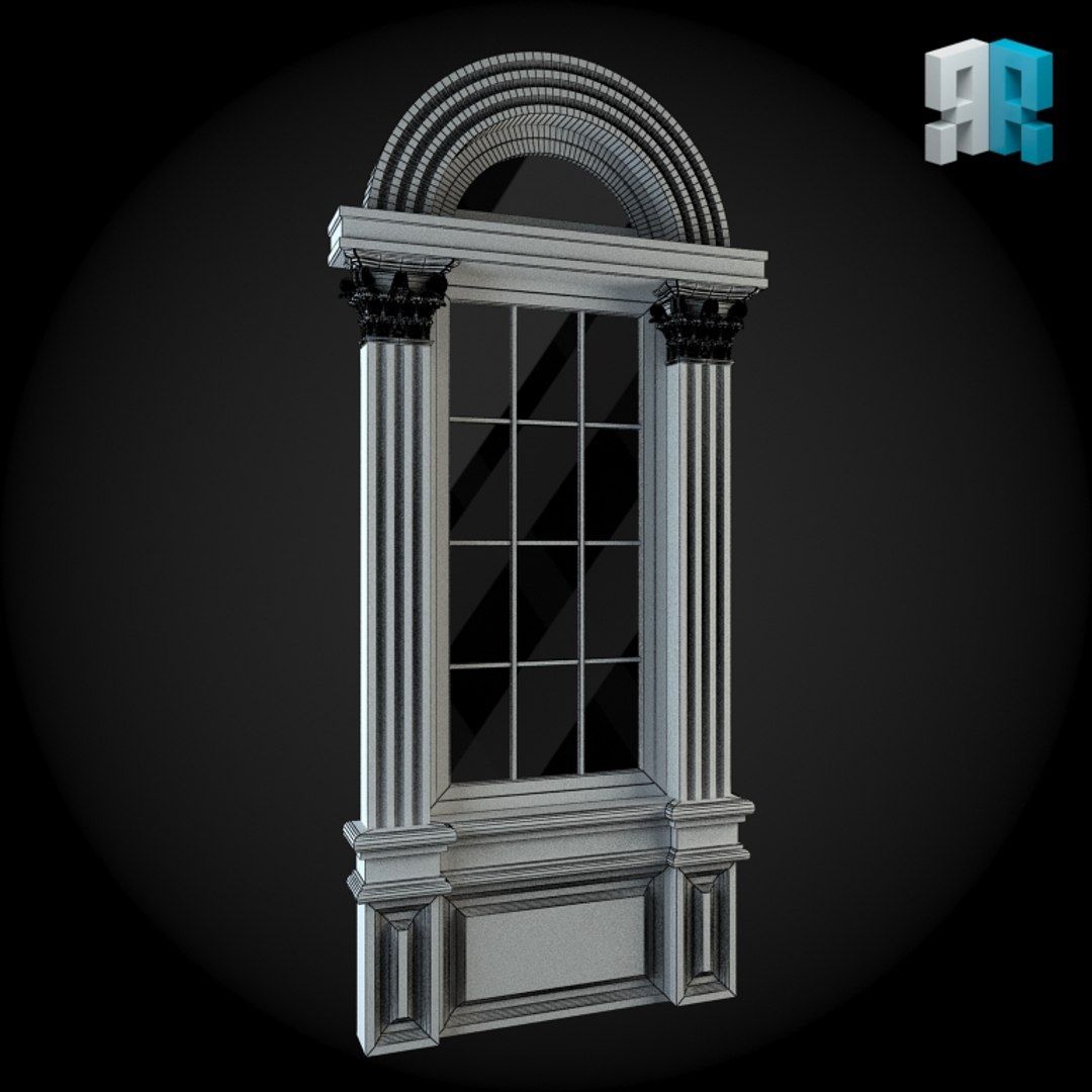 3d architectural modules model