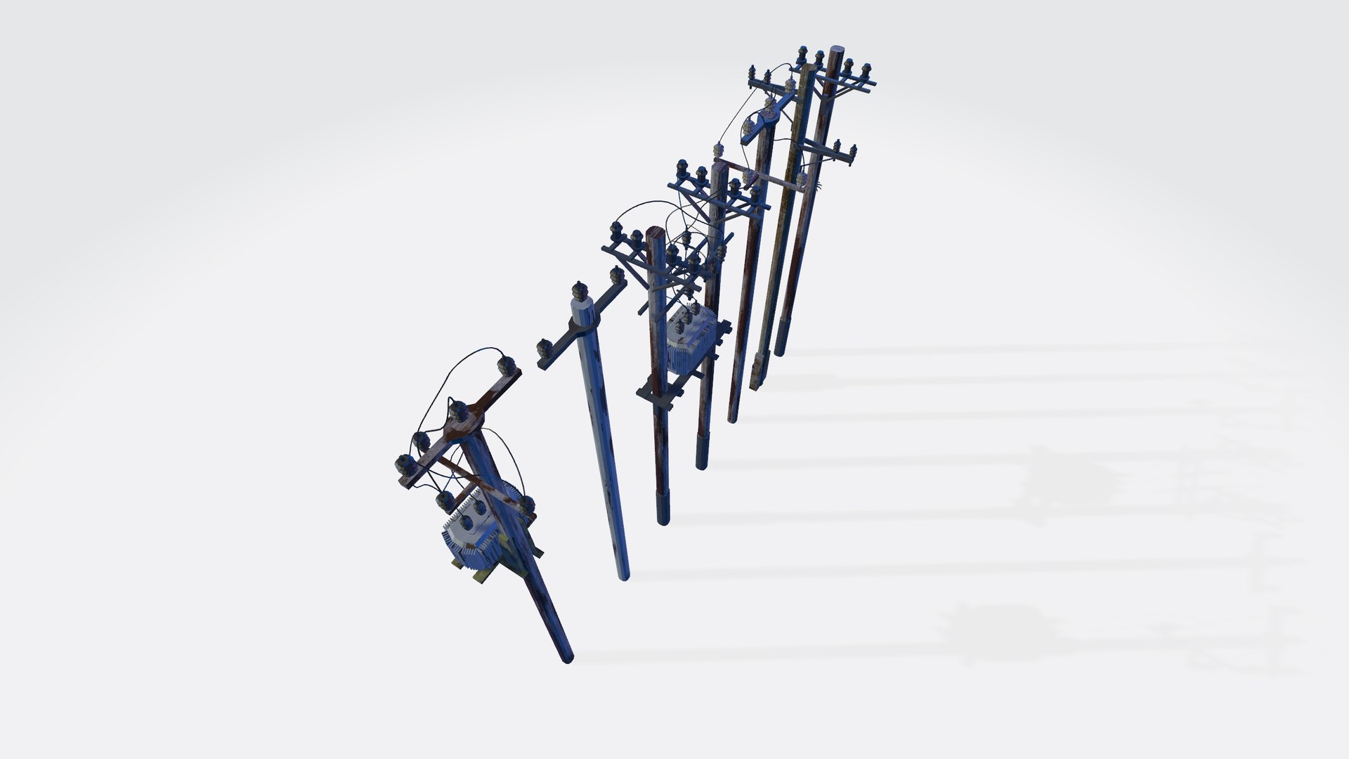 Free 3D Tiang Listrik Model - TurboSquid 1587957