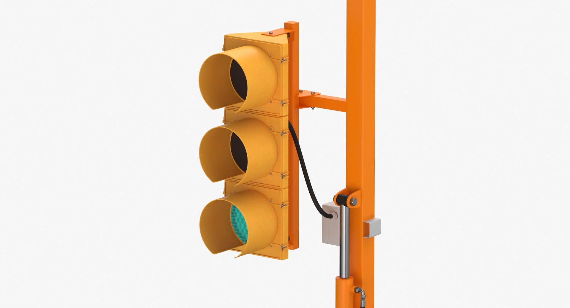 Portable Traffic Signals Red Yellow and Green 3D model - TurboSquid 1985415