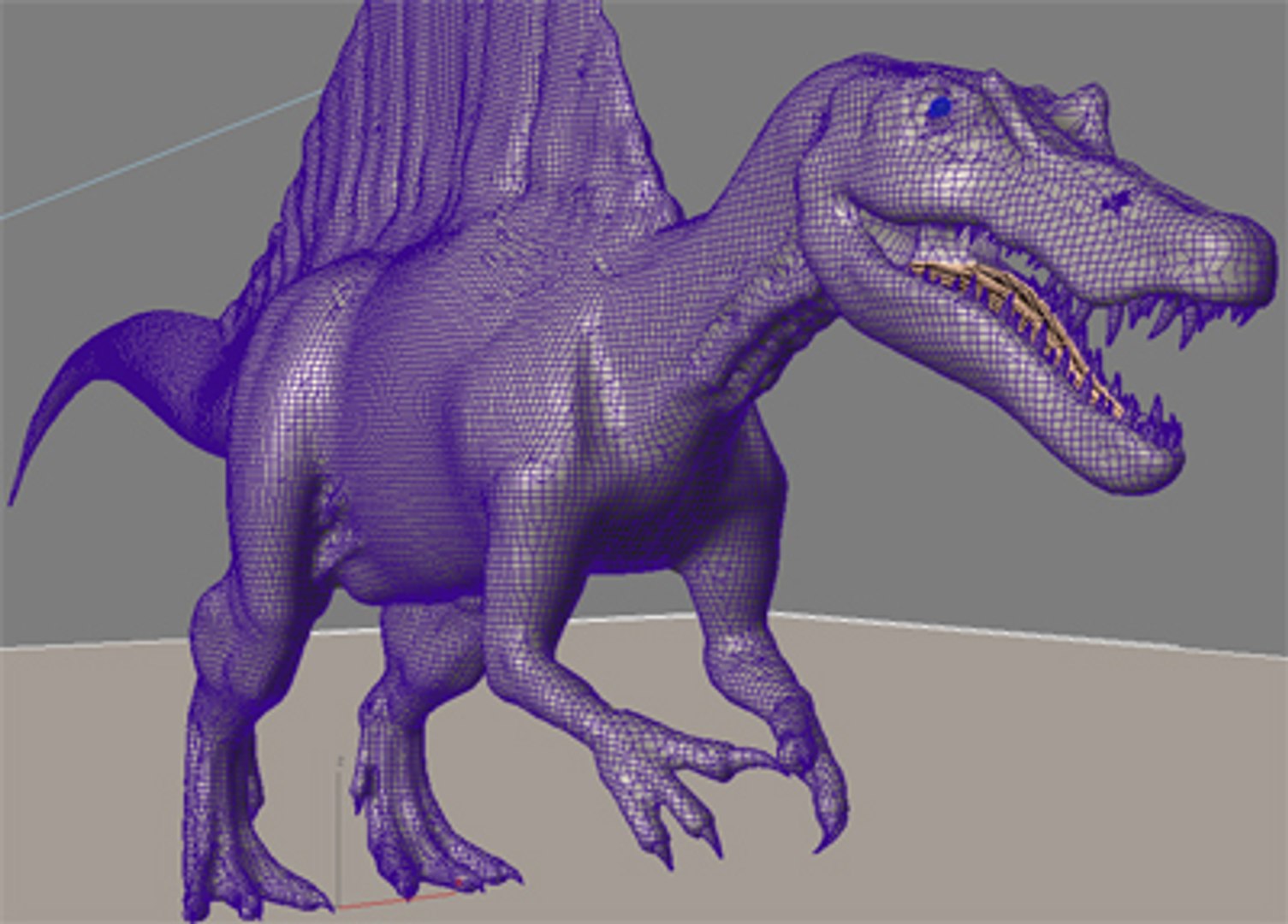 3d model jurassic spinosaur