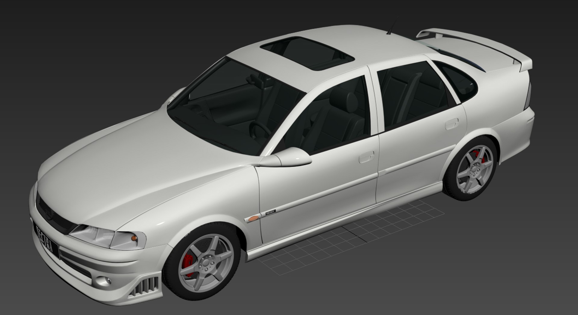 Opel Vectra B GSI 3D Model - TurboSquid 2155294