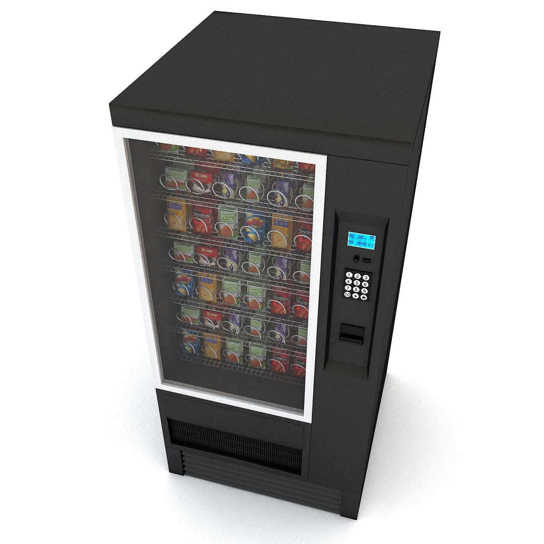 3D Vending Machine Model - TurboSquid 1539196