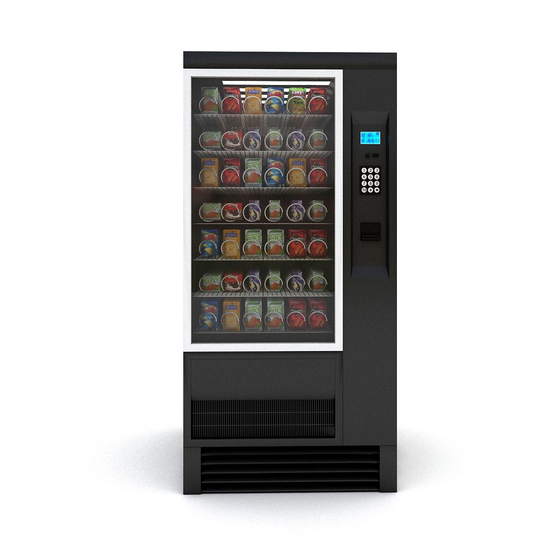 3D Vending Machine Model - TurboSquid 1539196