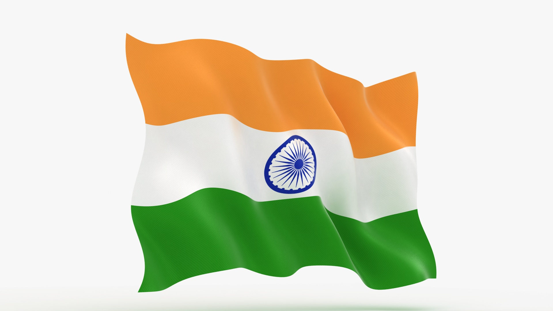3d indian flag