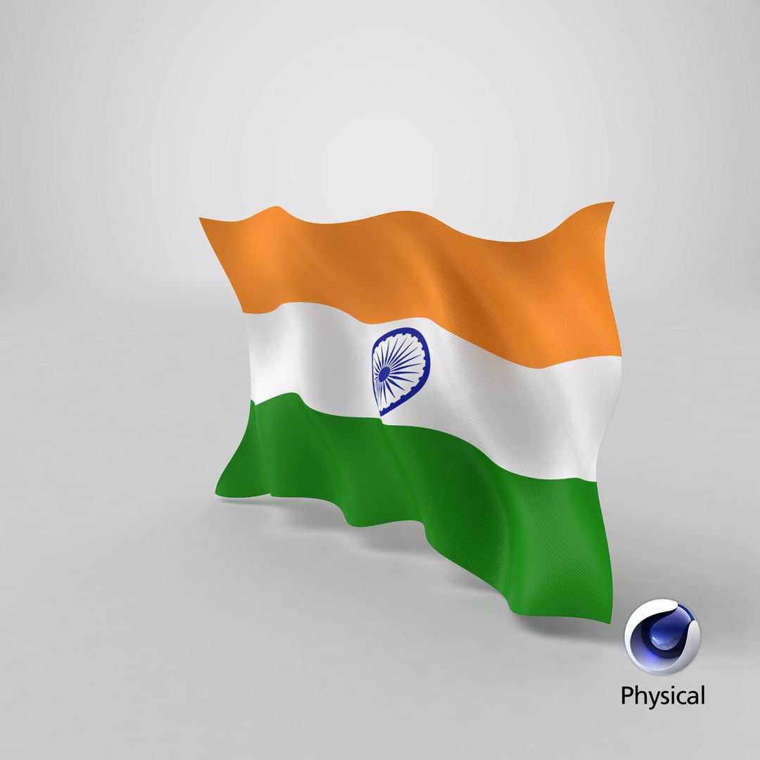 3D Realistic India Flag - TurboSquid 1613596