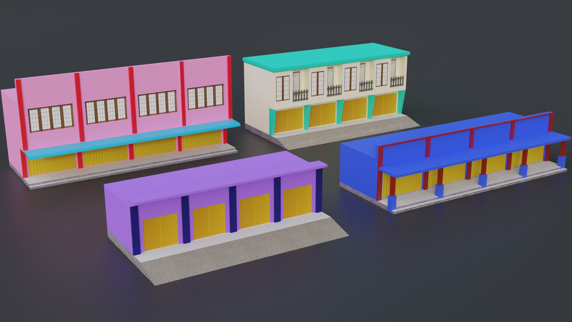 3D Model RUKO SHOP PACK LOW POLY Ready For Unreal Engine - TurboSquid ...