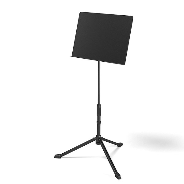 3d music stand orchestral model