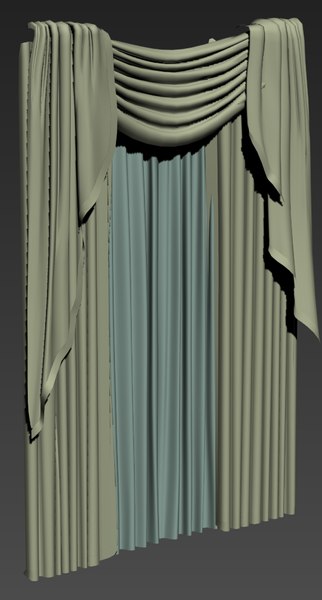 curtain 3d model