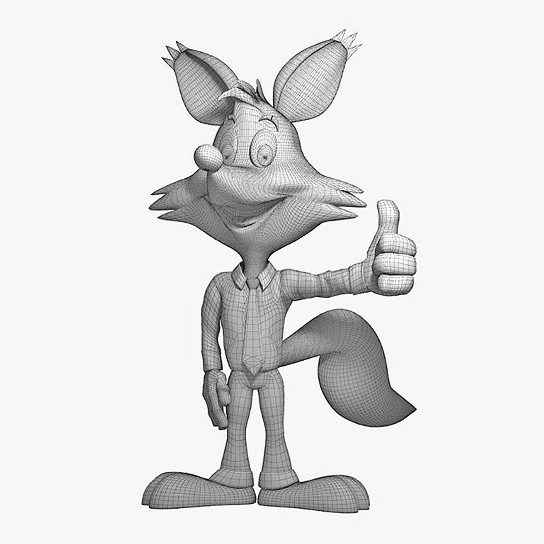 Fox Cartoon Jeans 3d 3ds