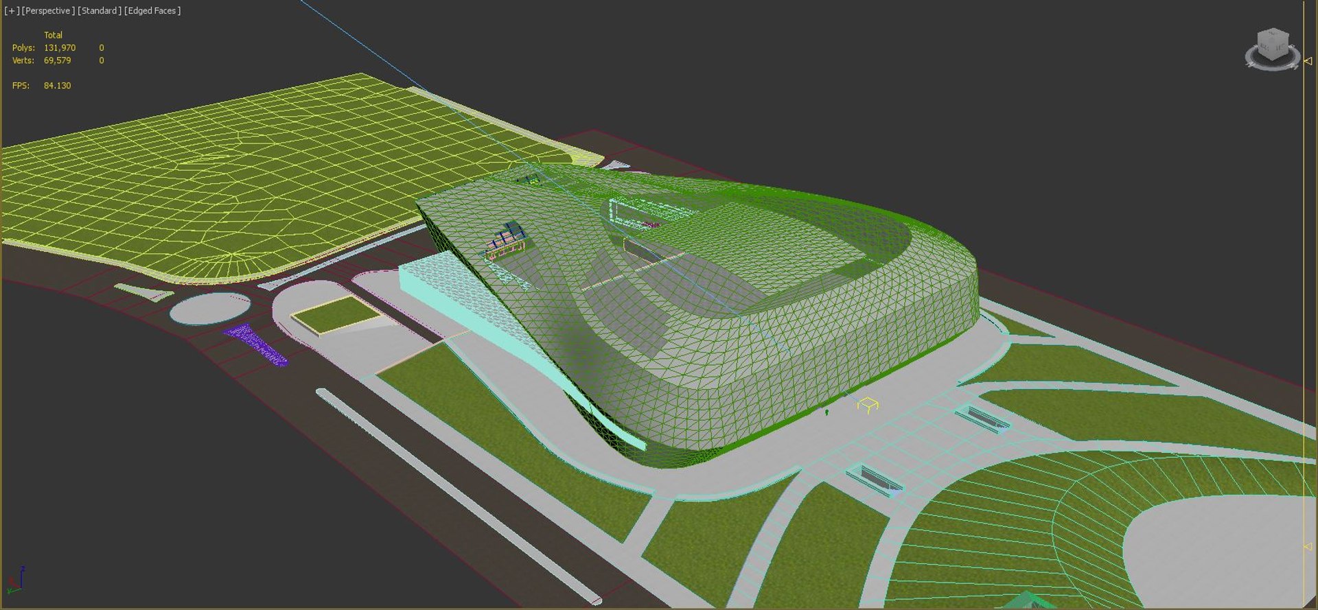 Baku Congress Hall 3D Model - TurboSquid 1571256