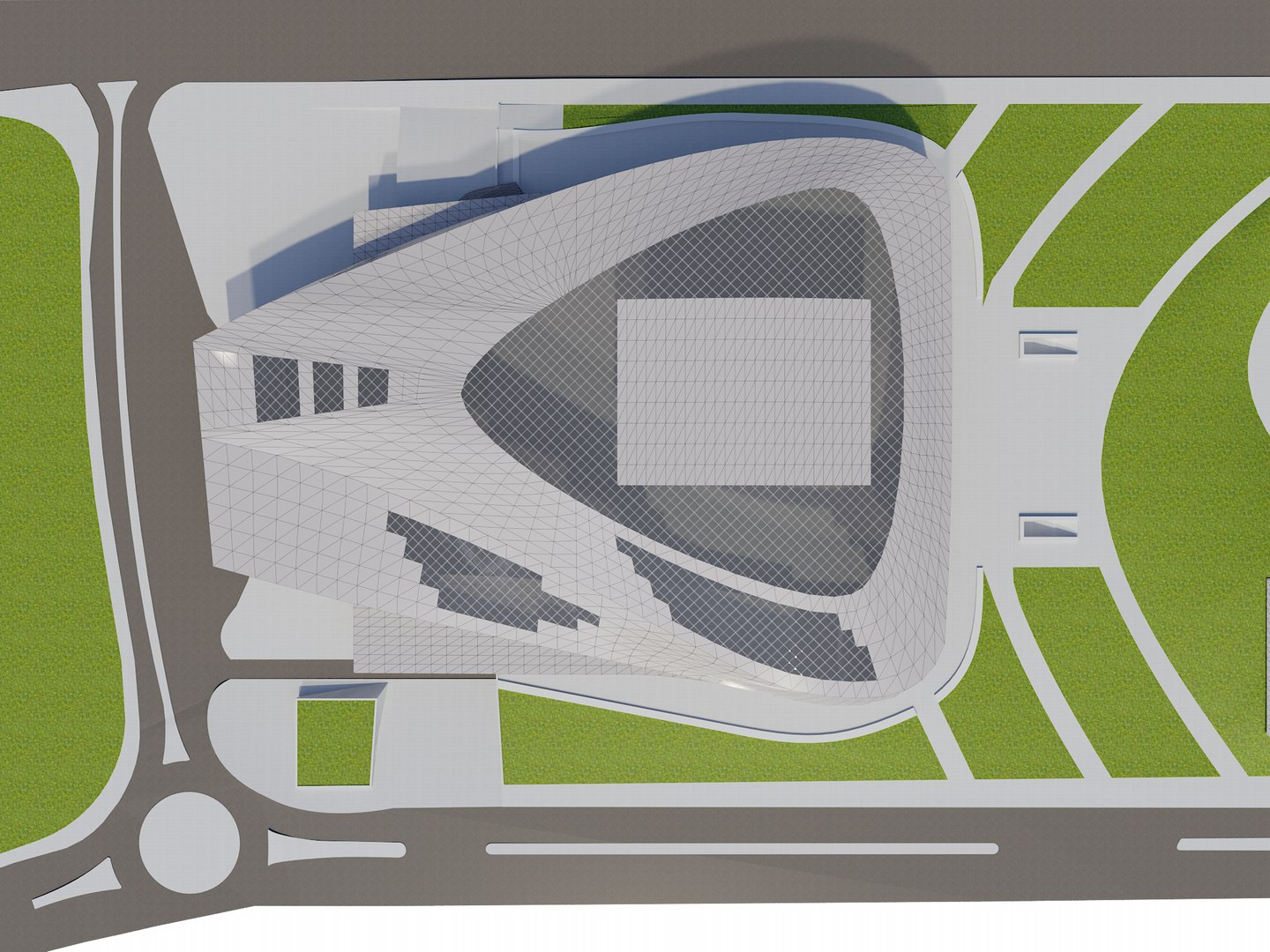 Baku Congress Hall 3D Model - TurboSquid 1571256
