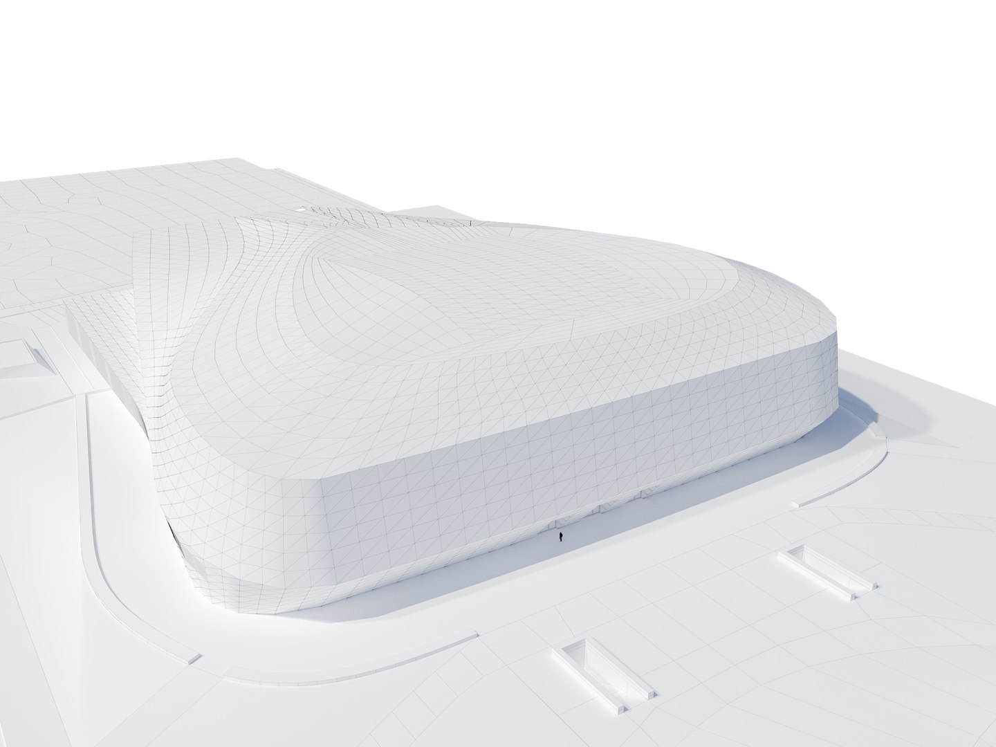 Baku Congress Hall 3D Model - TurboSquid 1571256