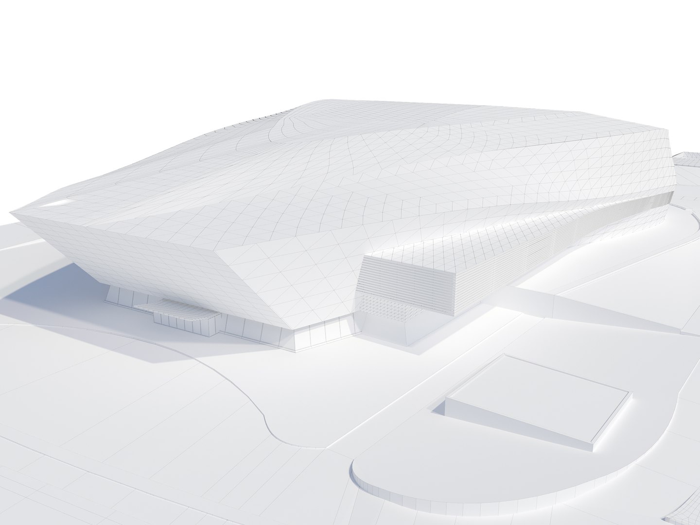 Baku Congress Hall 3D Model - TurboSquid 1571256