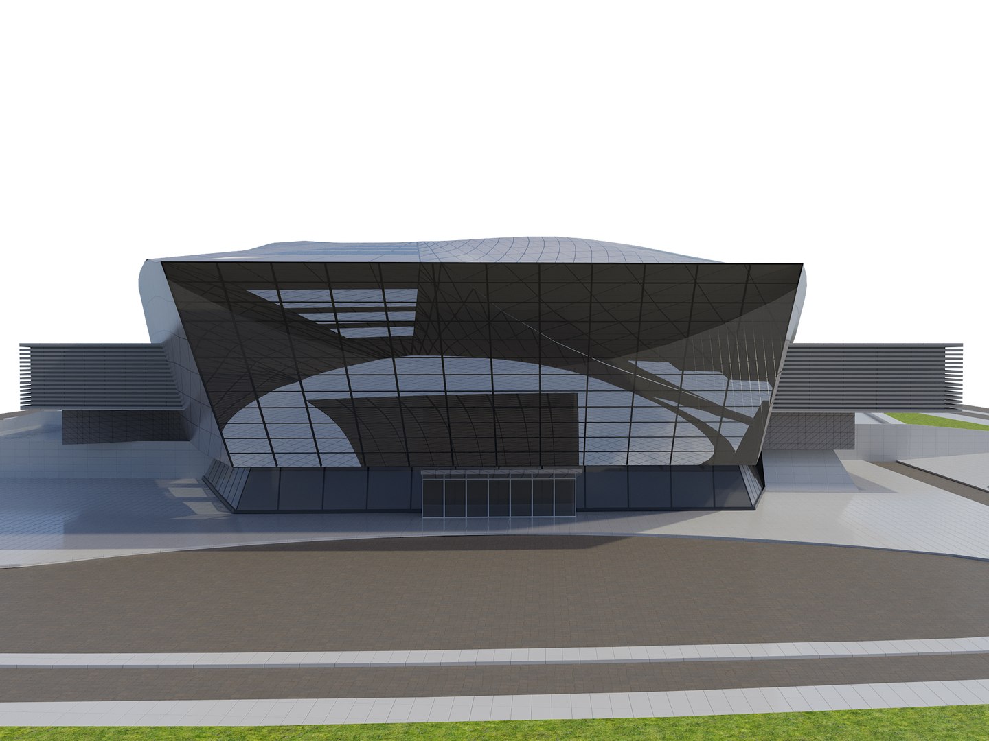 Baku Congress Hall 3D Model - TurboSquid 1571256