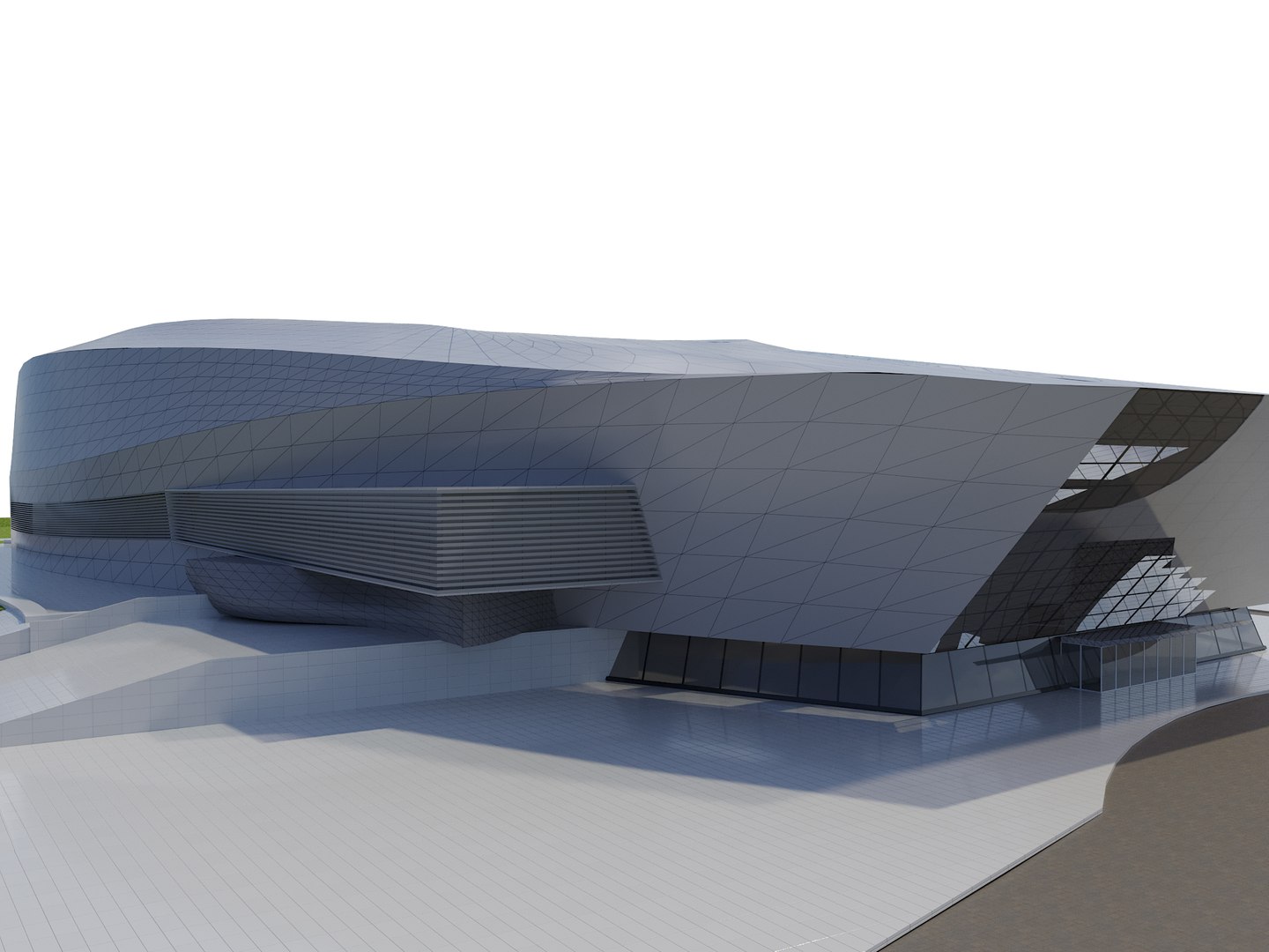 Baku Congress Hall 3D Model - TurboSquid 1571256
