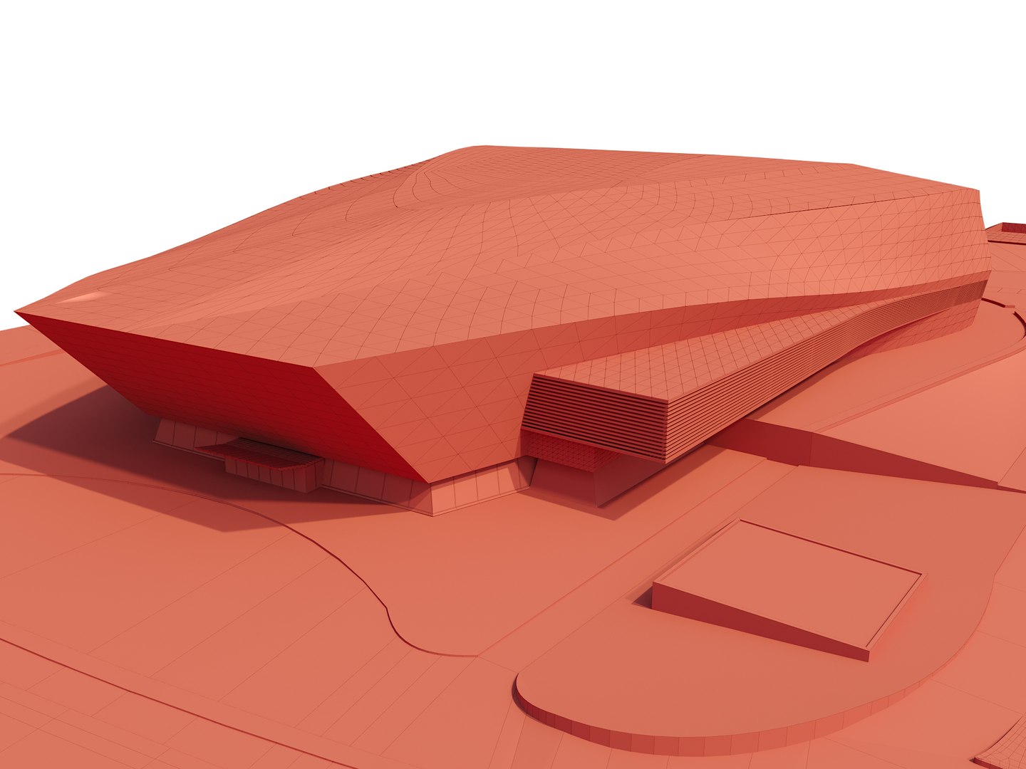 Baku Congress Hall 3D Model - TurboSquid 1571256