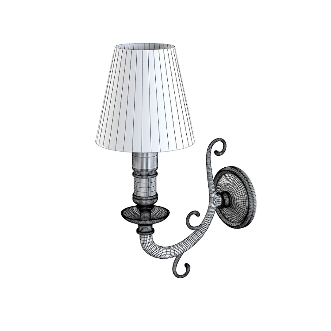 Classic Wall Lamp 3d Model