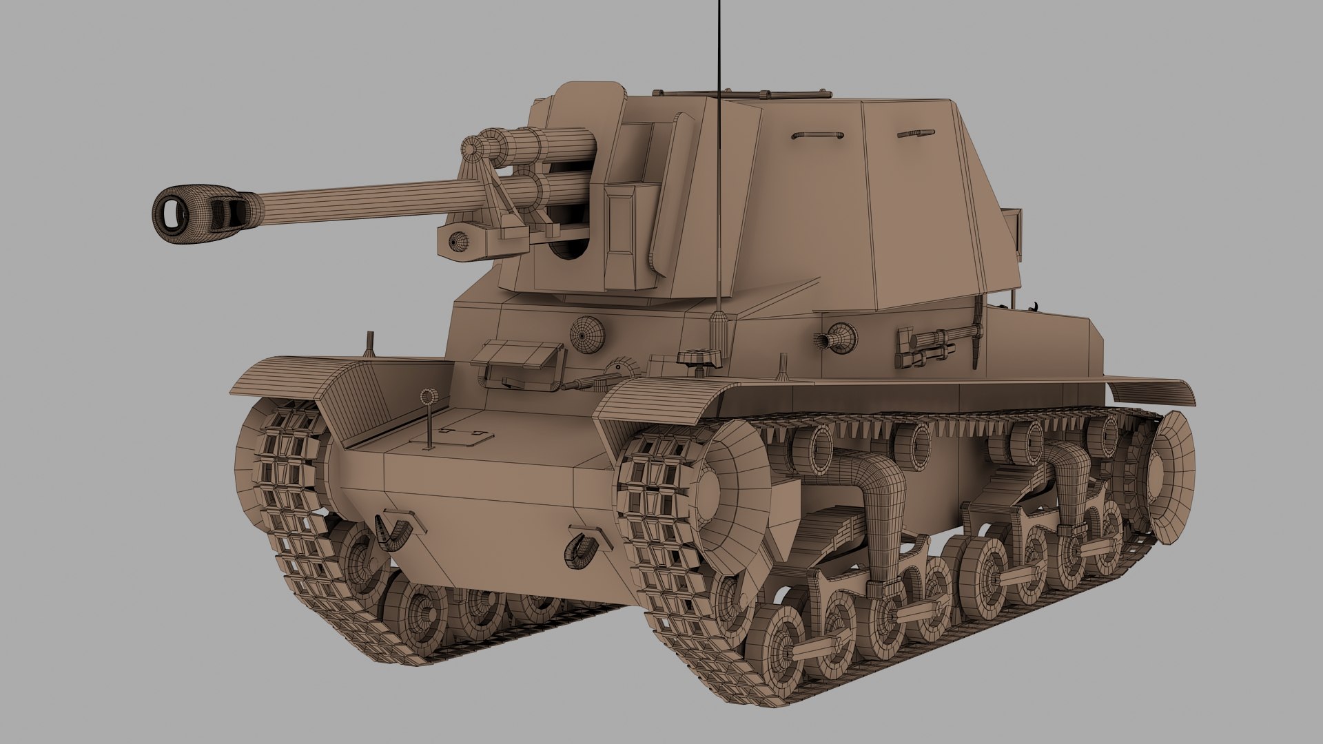 Ww2 tacam r2 tank destroyer 3D - TurboSquid 1480140