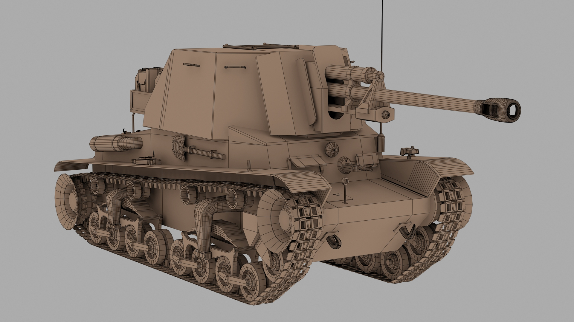 Ww2 tacam r2 tank destroyer 3D - TurboSquid 1480140
