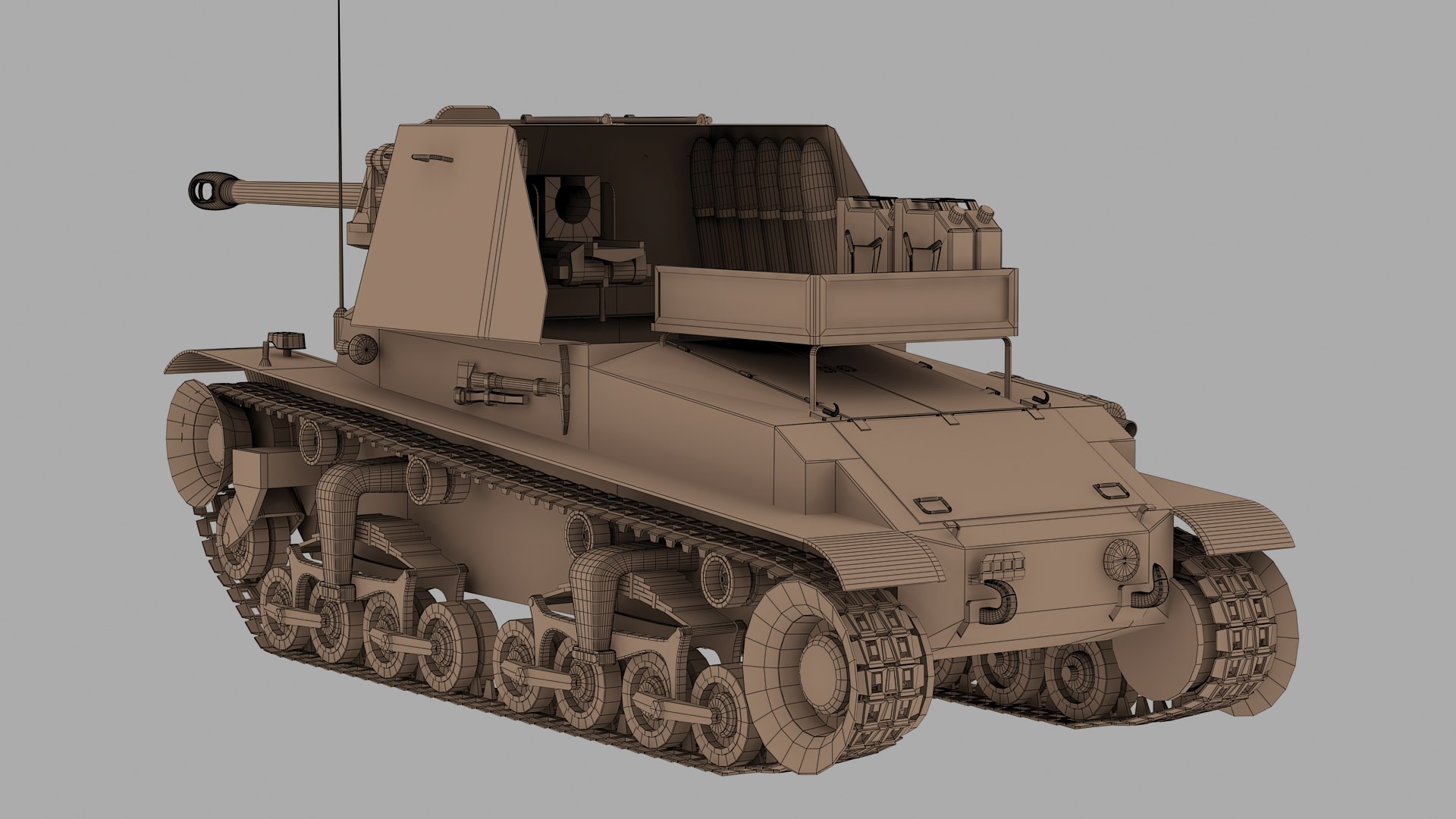 Ww2 tacam r2 tank destroyer 3D - TurboSquid 1480140