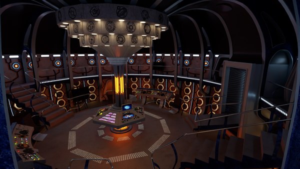modelo 3d TARDIS - Exterior E Interior - Smith and Capaldi Design ...