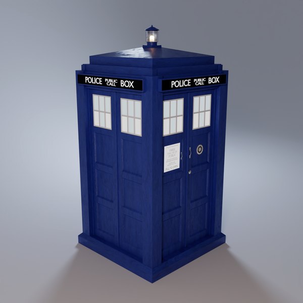 Tardis - exterior interior model - TurboSquid 1656879