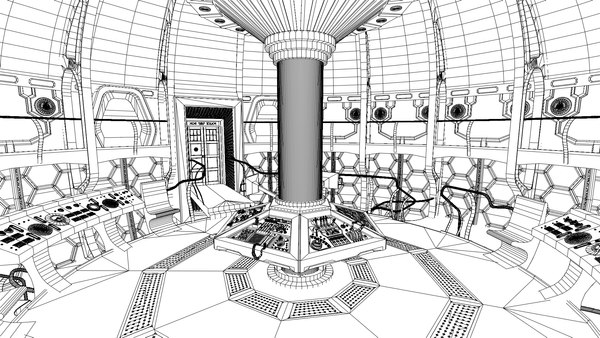 Tardis - exterior interior model - TurboSquid 1656879