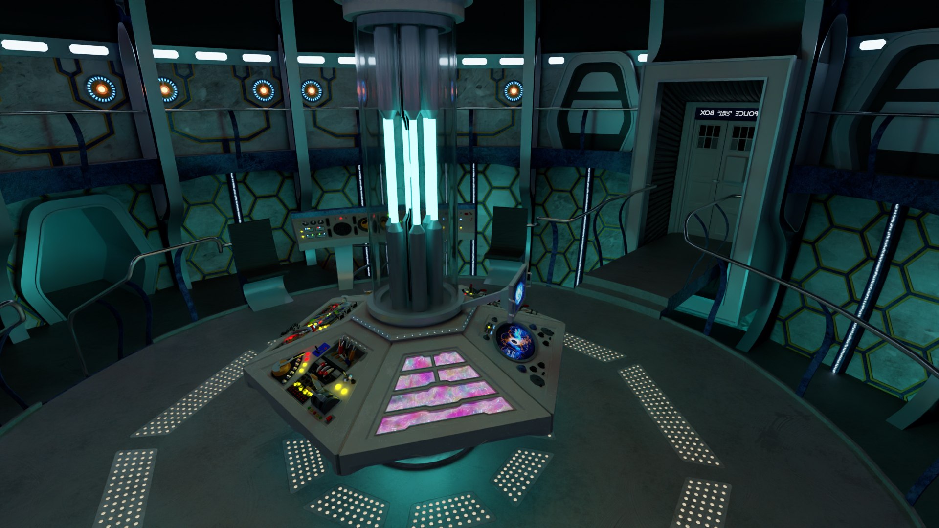 Eleventh Doctor Tardis Interior