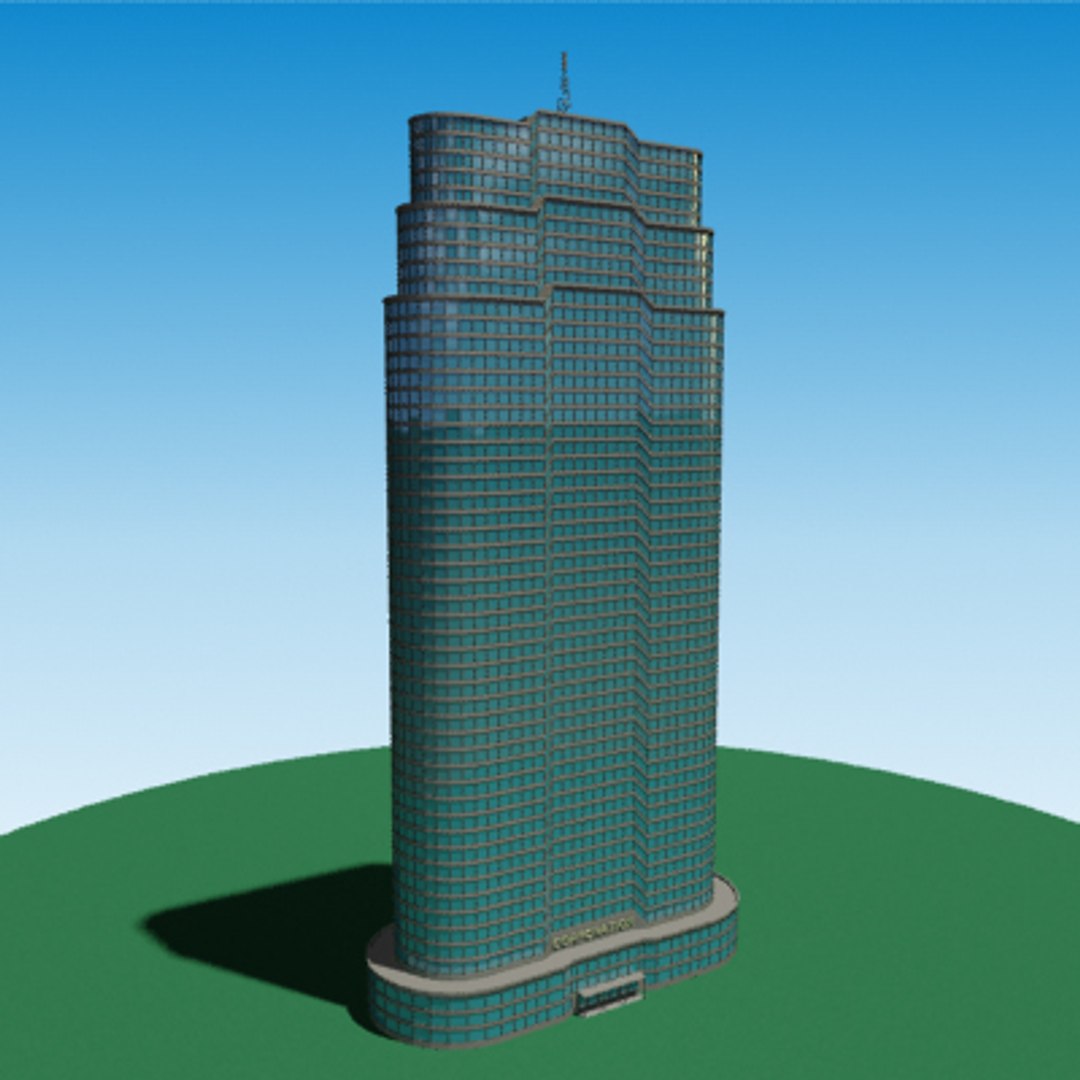 3d Realistic Skyscraper