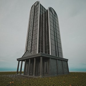 PBR DE EDIFÍCIO CLÁSSICO SCIFI STEAMPUNK Modelo 3D - TurboSquid 1573669