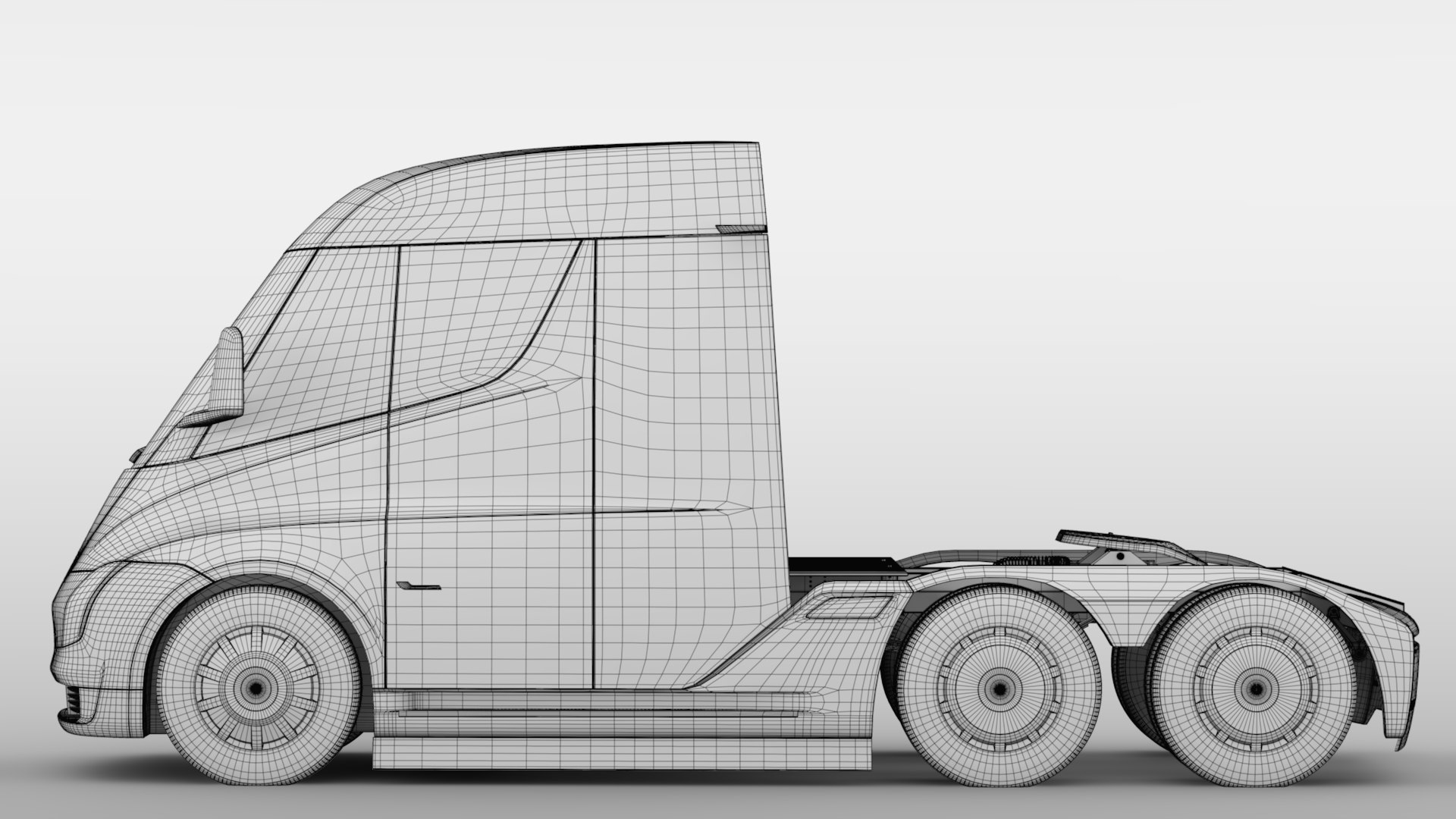 3D Tesla Semi Lr - TurboSquid 1263776