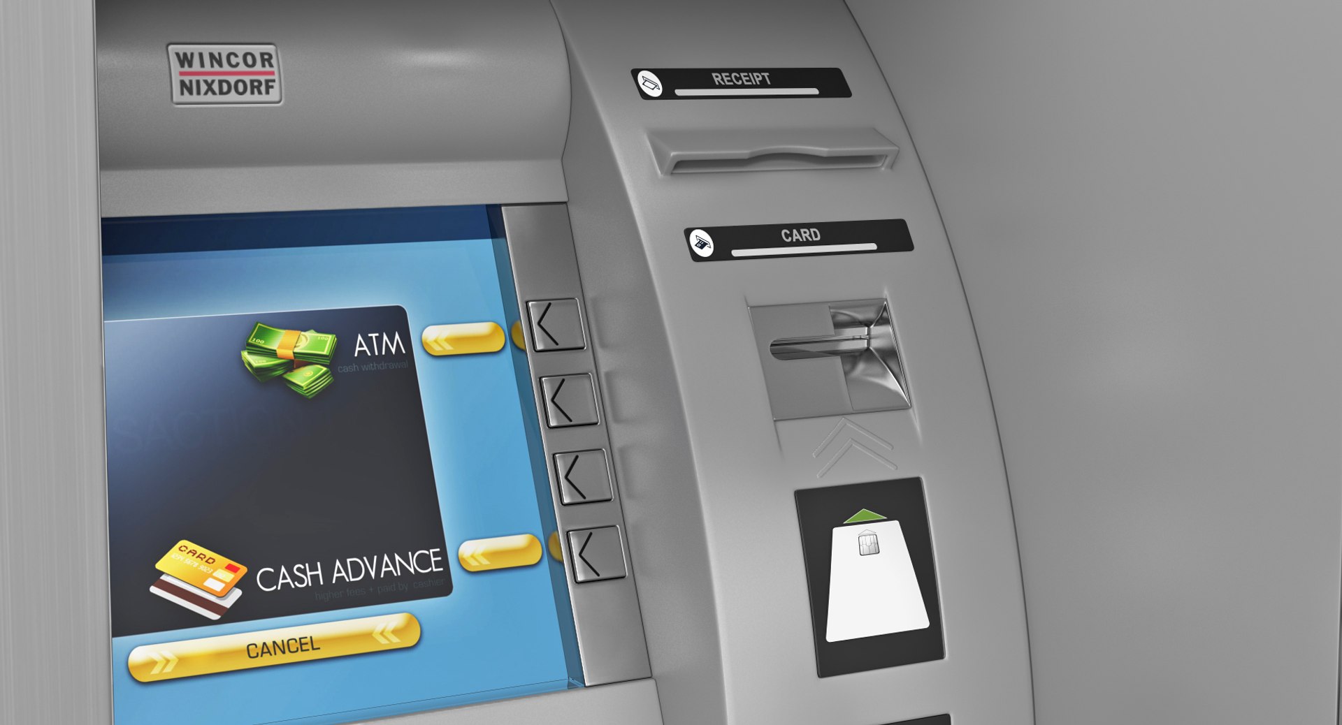 Atm Machine Wall Mounted 3D Model - TurboSquid 1203620
