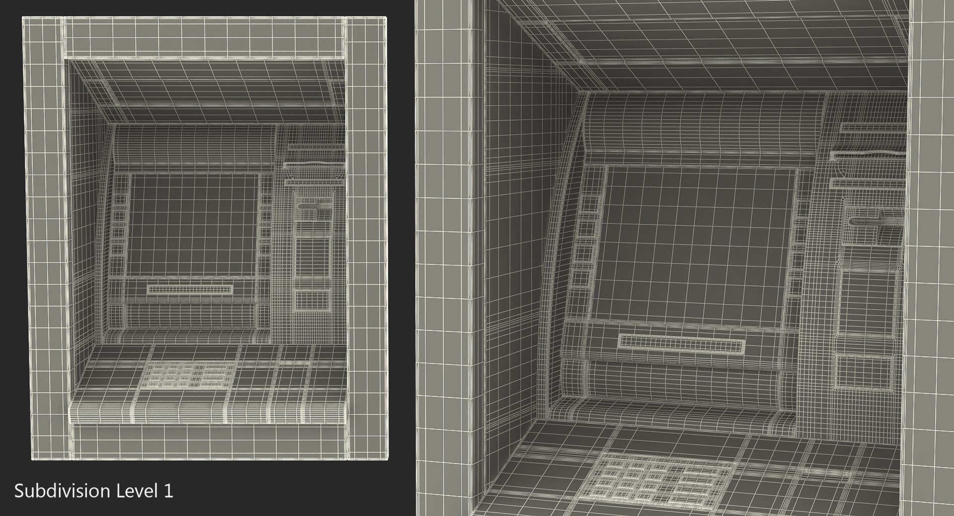 Atm Machine Wall Mounted 3D Model - TurboSquid 1203620