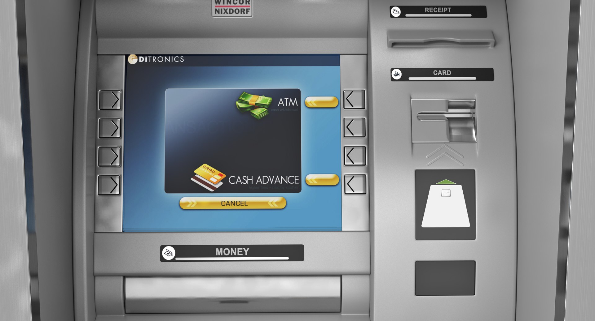 Atm Machine Wall Mounted 3D Model - TurboSquid 1203620