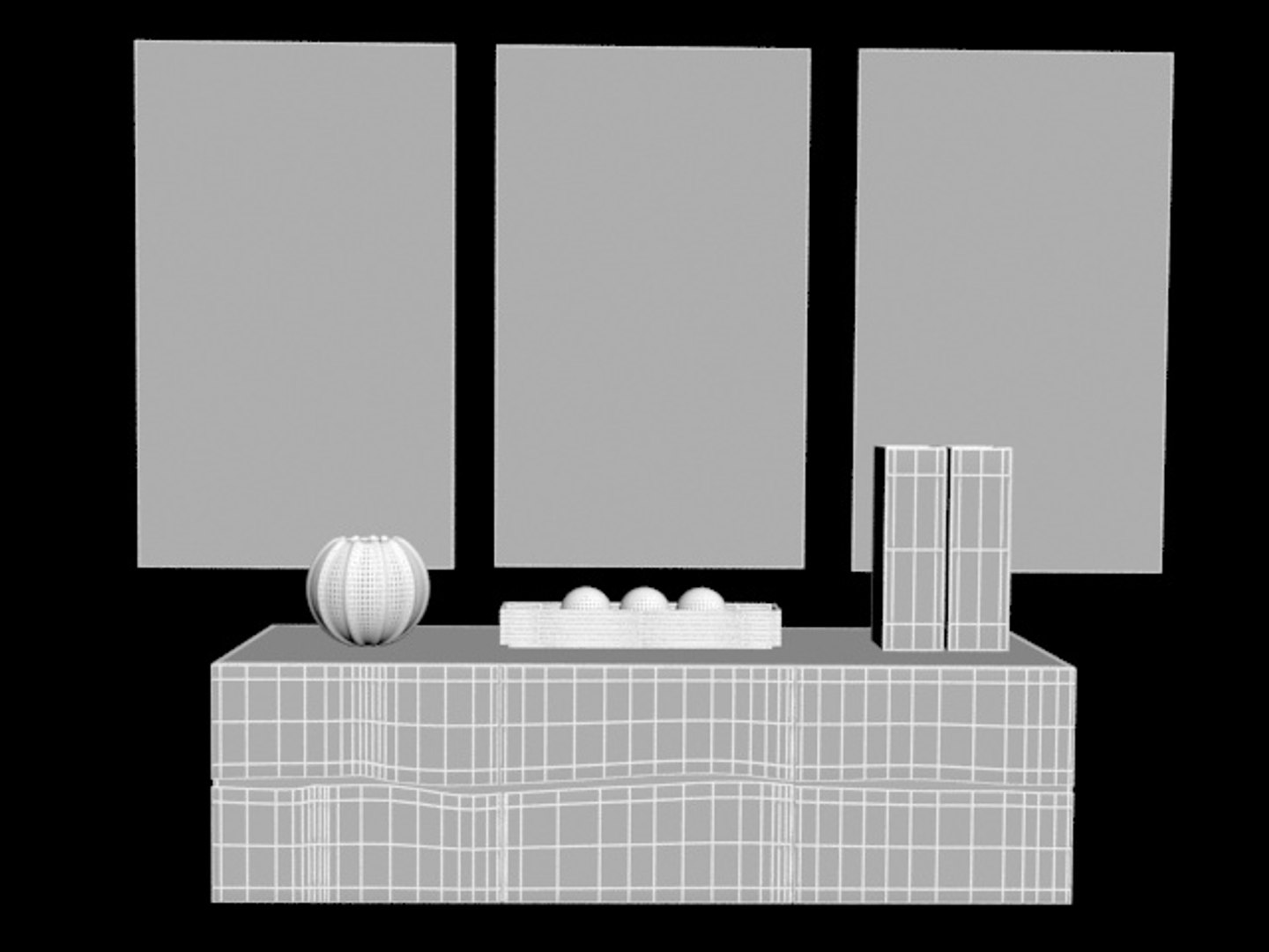 decorative set 3d model